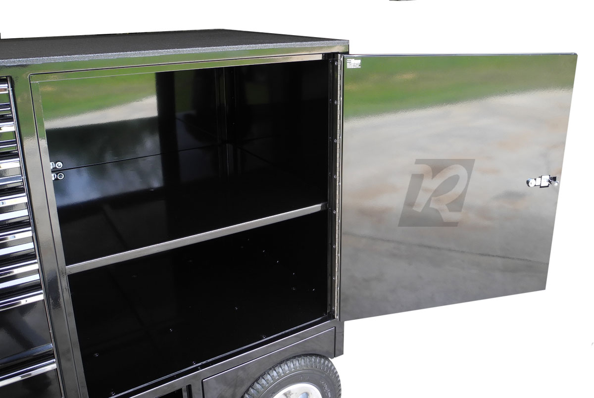 NEW RSR NASCAR Pit Box Pitbox Rolling Portable Racing Toolbox Cart Kart ...