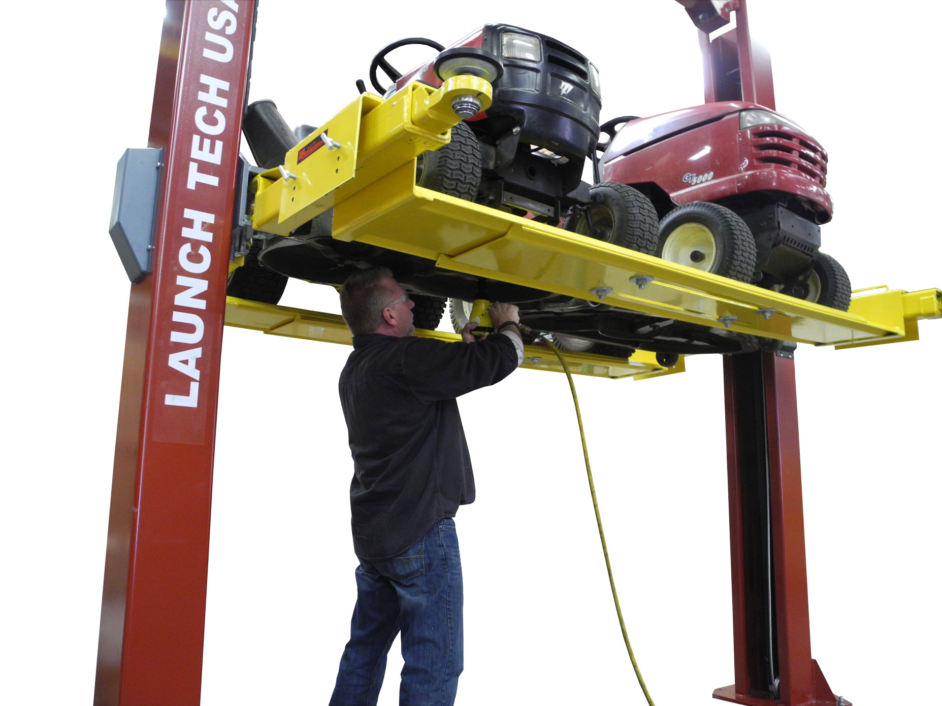 Redline 2 Post Lift Lawn Mower Attachment - FREE SHIPPING