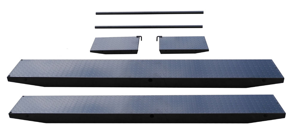 Side Extensions & Motorcycle Ramp Extension | Redline Stands