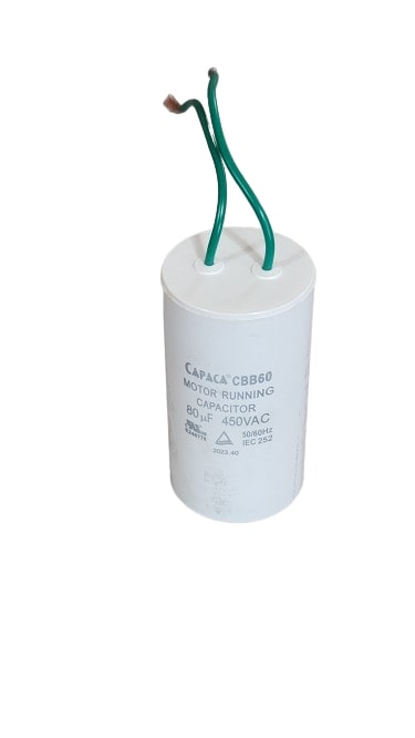 Duro Motor Running Capacitor CAPACA 80uF 500VAC Motor Running Capacitor ...