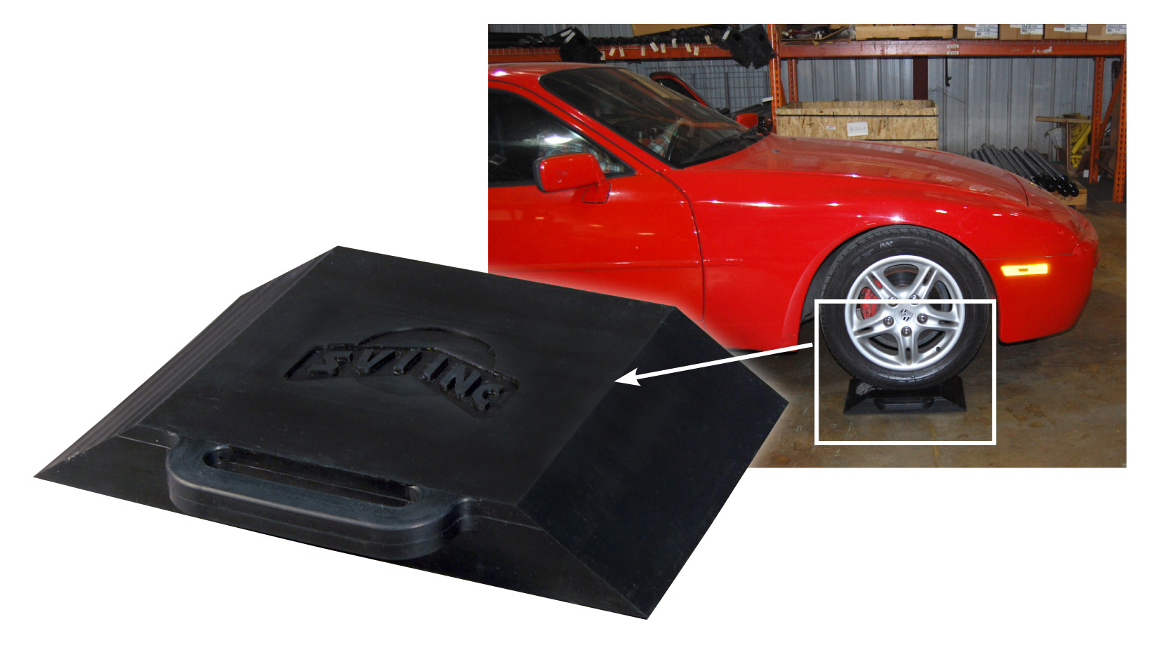 2-1/2 Automotive Rubber Riser Pads - FREE SHIPPING