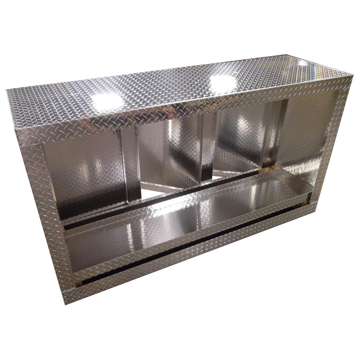 Pit Products 72'' Diamond Plate Floor Base Cabinet for Sale | Redline ...