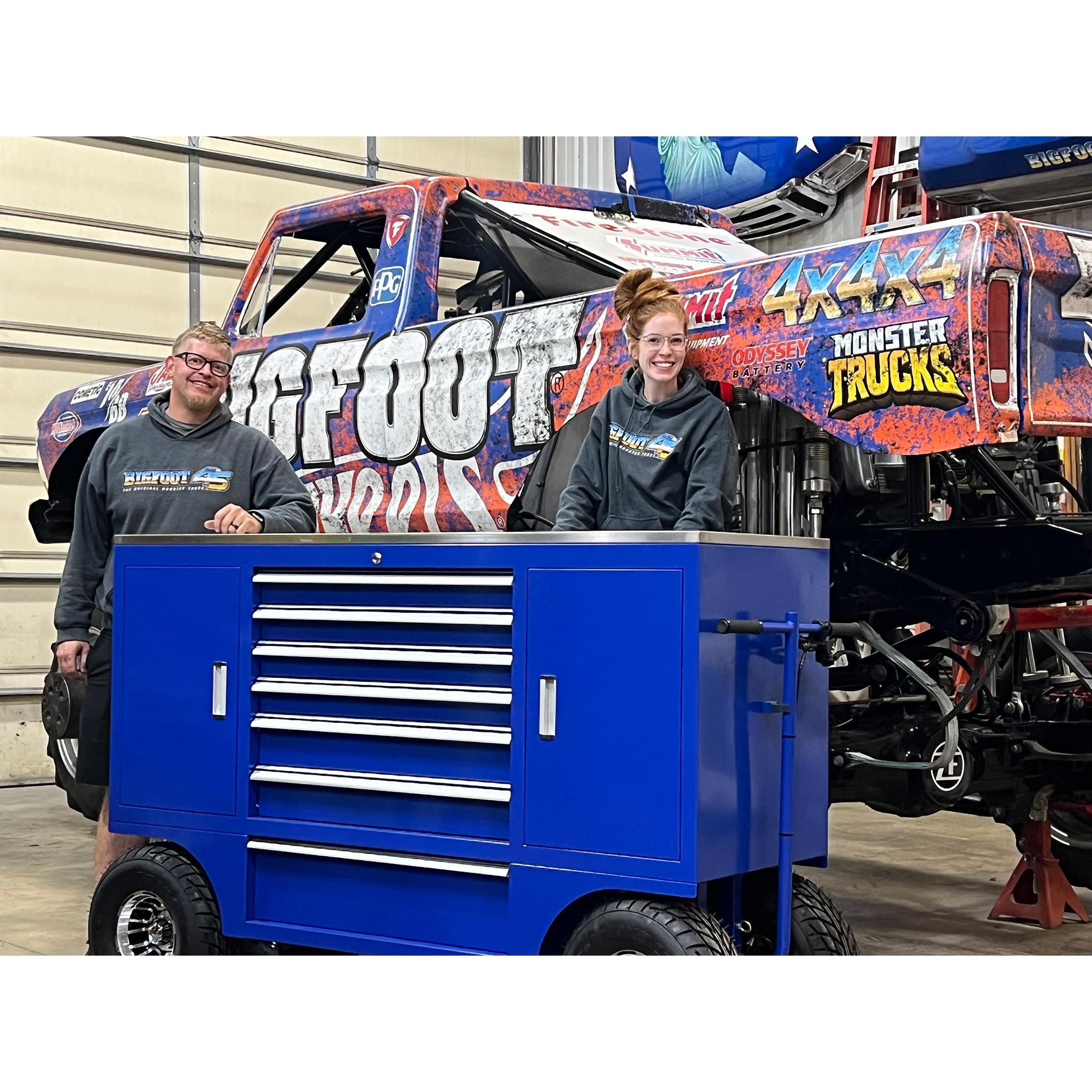 Redline RE75PBXL - Pit Box Tool Wagon | Redline Stands