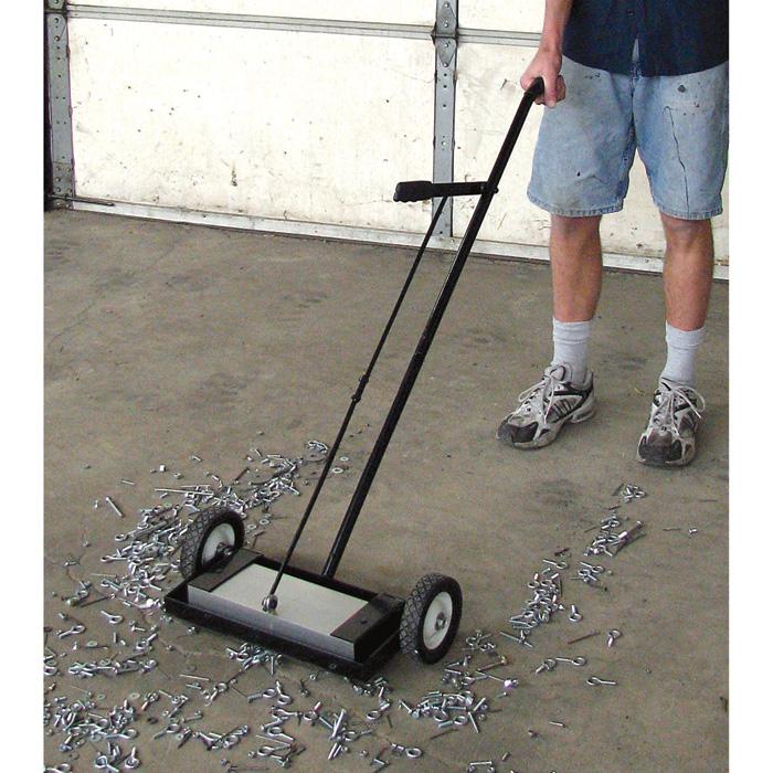 Master Magnetics Floor Sweeper with Release Handle - Magnetic Tool