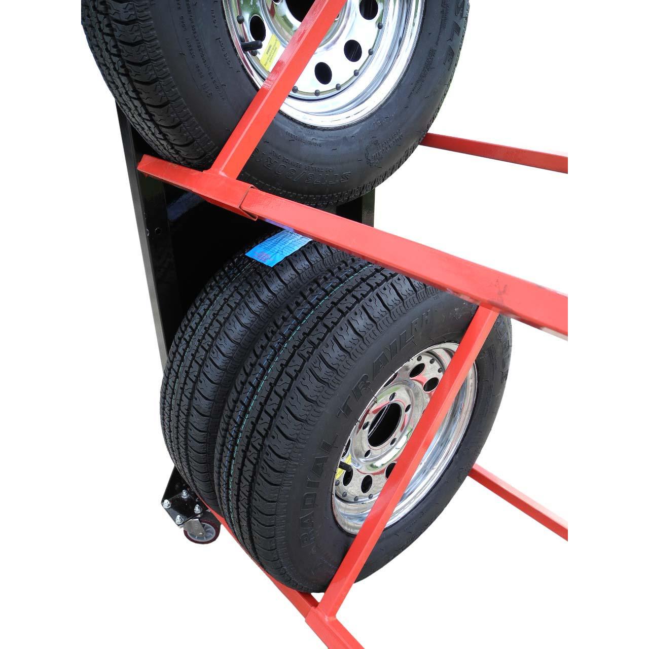 Tire Display Rack | Wheel Display Rack | Redline Stands