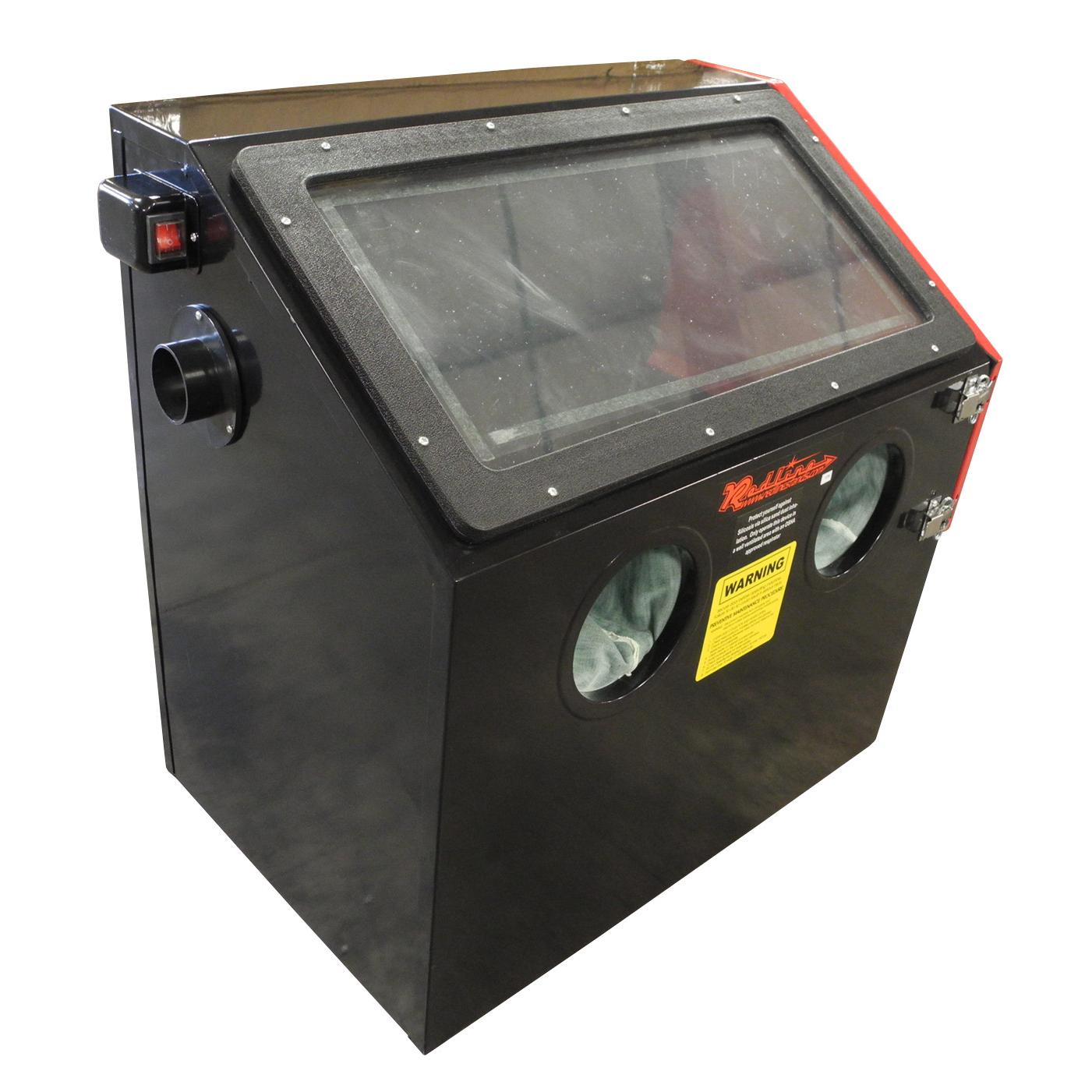 RE28 Benchtop Abrasive Sand Blasting Cabinet | Redline Stands