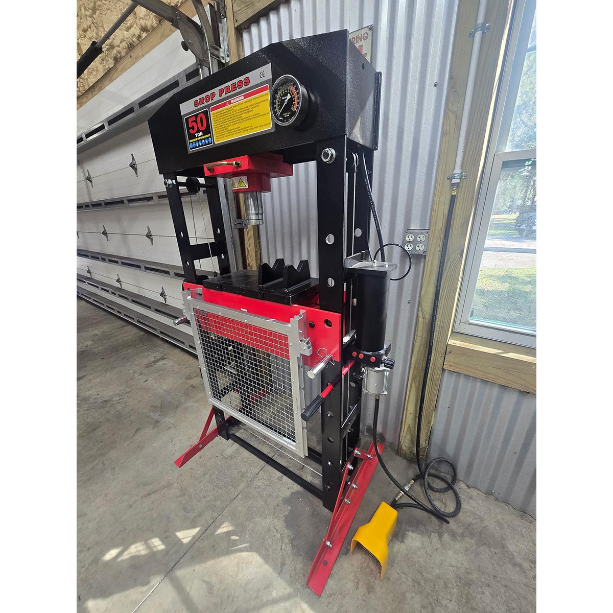 50 Ton Air Shop Press | Best Shop Press for Sale | Red Line