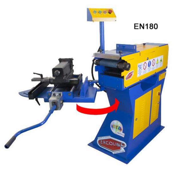 Ercolina EN100/EN180 Pipe & Tube Notcher – 60° Capacity