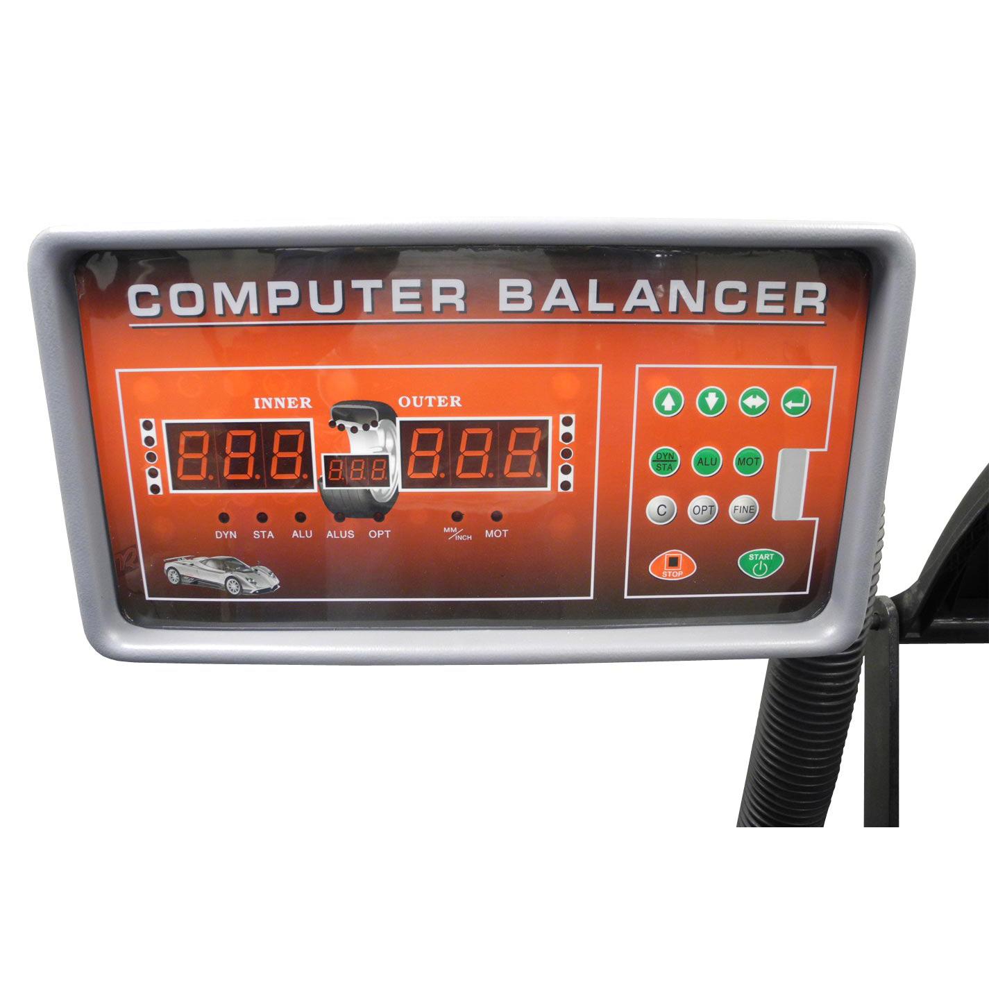 Triumph NTB-550 | Electronic Wheel Balancer | Red Line