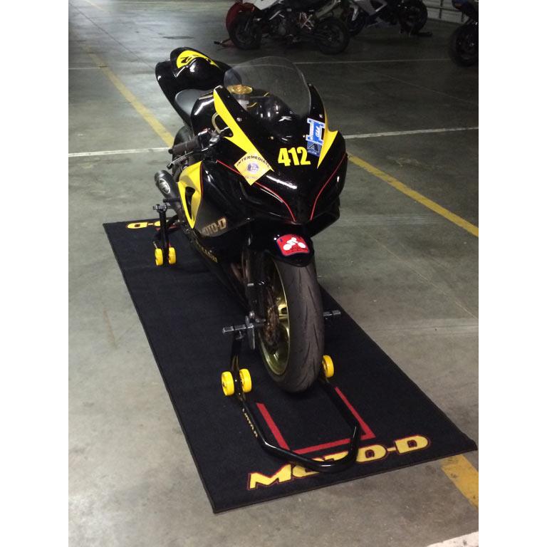 MOTO-D Motorcycle Paddock Track Mat | Redline Stands