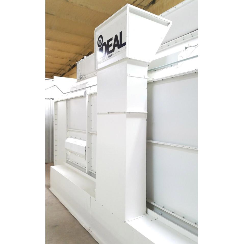 IDEAL Side Down Draft Paint Booth | Redline Stands