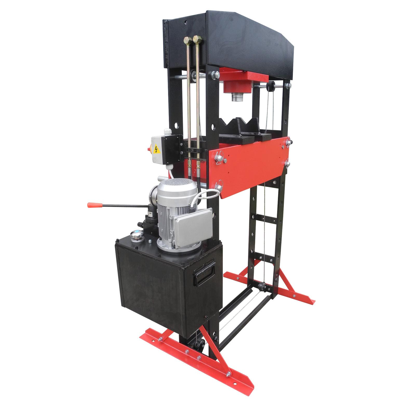 Electric Hydraulic Shop Press | Best 50 Ton Hydraulic Shop Press