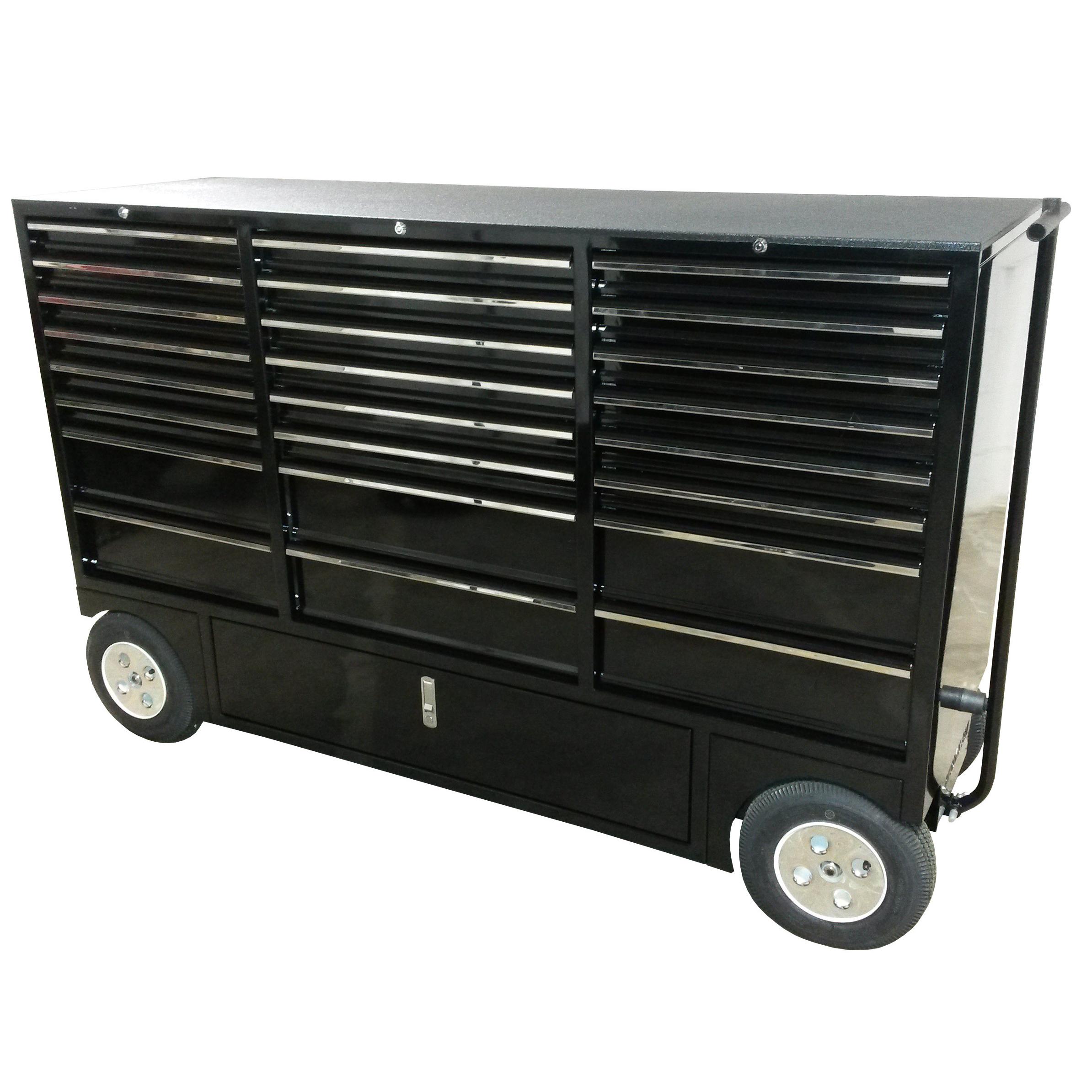 Triple Rolling Toolbox | Triple Small Pit Box Wagon Cart Toolbox