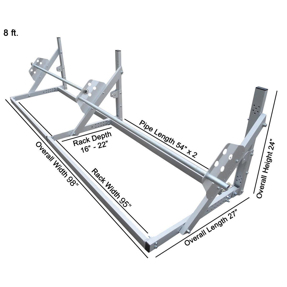 Redline Folding Universal Wall-Mount Trailer Tire Rack | Space-Saving ...