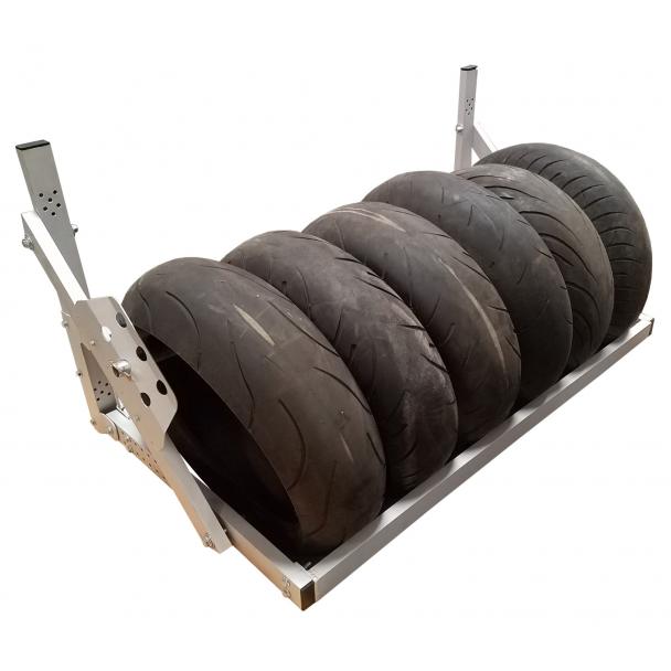 Redline Folding Universal Wall-Mount Trailer Tire Rack | Space-Saving ...