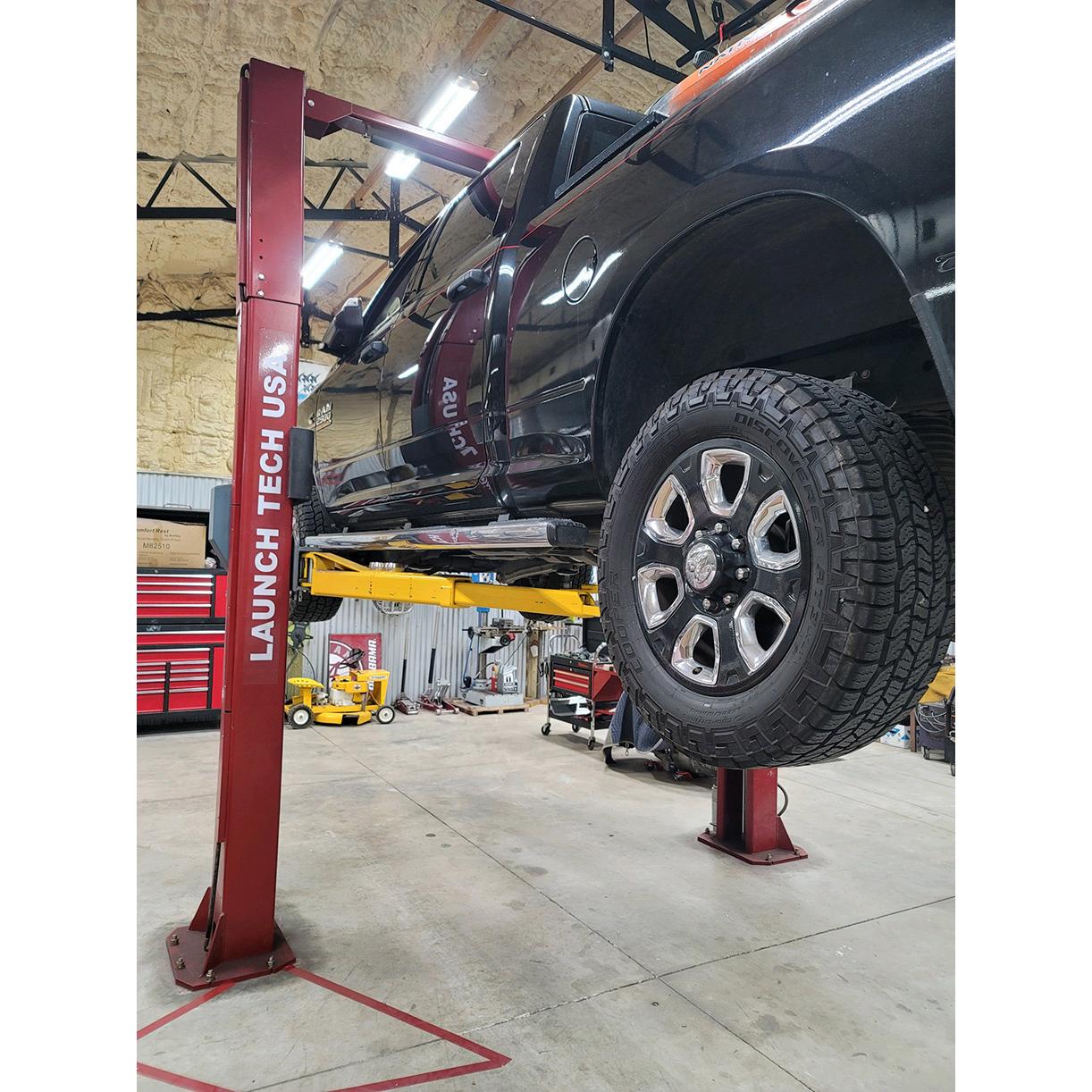 Launch Asymmetric 2 Post Clearfloor Lift ALI Certified | Redline Stands