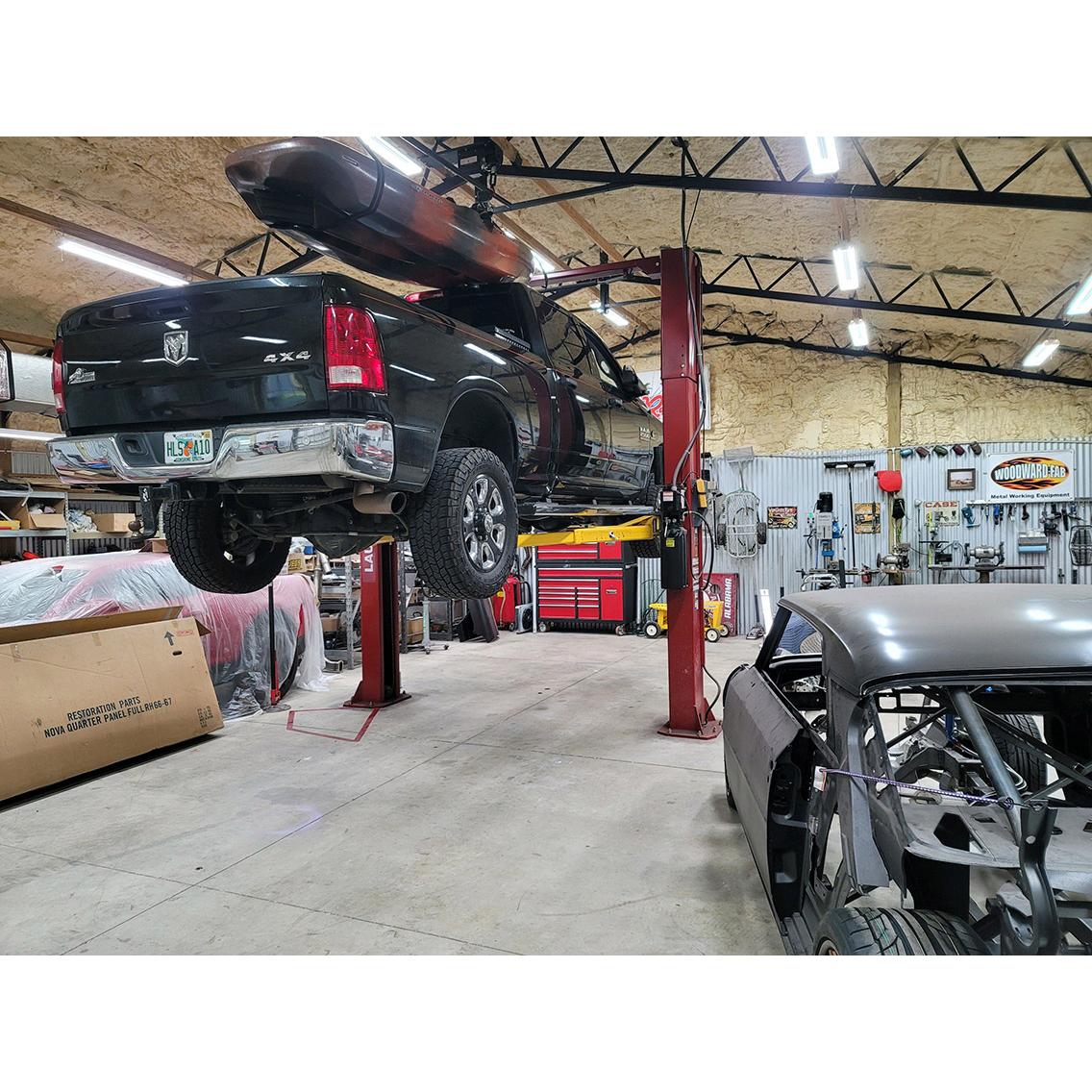 Launch Asymmetric 2 Post Clearfloor Lift ALI Certified | Redline Stands