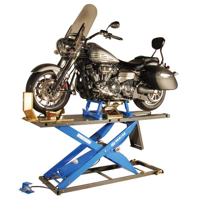 K&L Supply 1000 lb MC615R Motorcycle Lift Table | Redline Stands