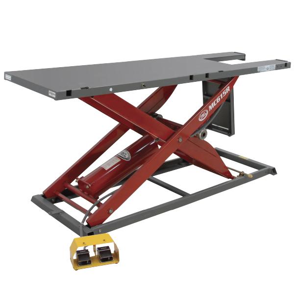 K&L Supply 1000 lb MC615R Motorcycle Lift Table | Redline Stands