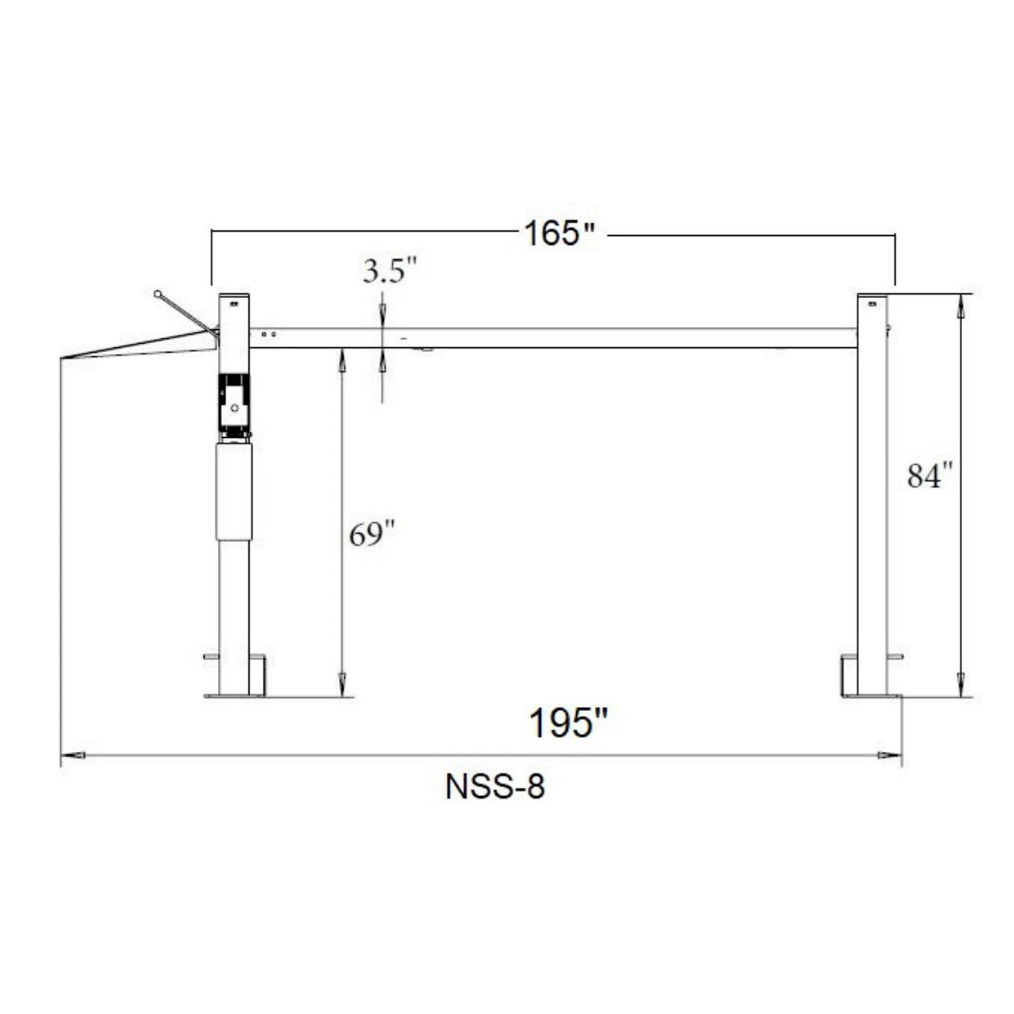 Triumph 8K 4-Post Parking Lift – Secure Vehicle Storage Solution