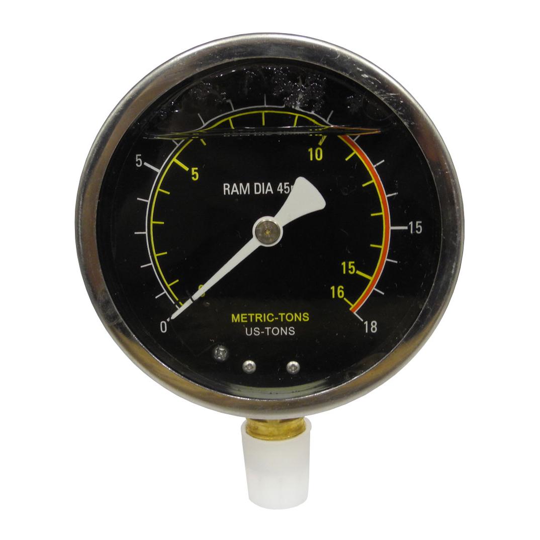 Redline 10-200 Ton Replacement Shop Press Gauge | Redline Stands