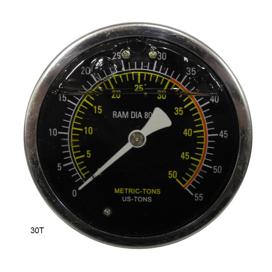 Redline 10-200 Ton Replacement Shop Press Gauge | Redline Stands