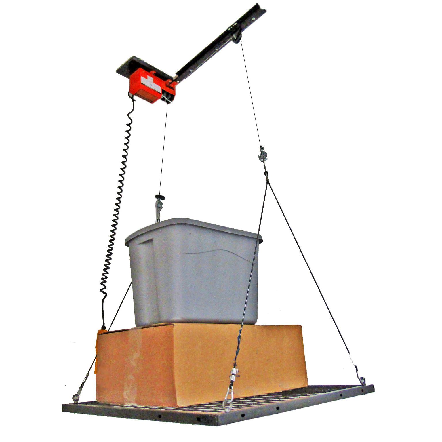 Garage Gator 125 lb Motorized Ceiling Storage Lift – Overhead Platform
