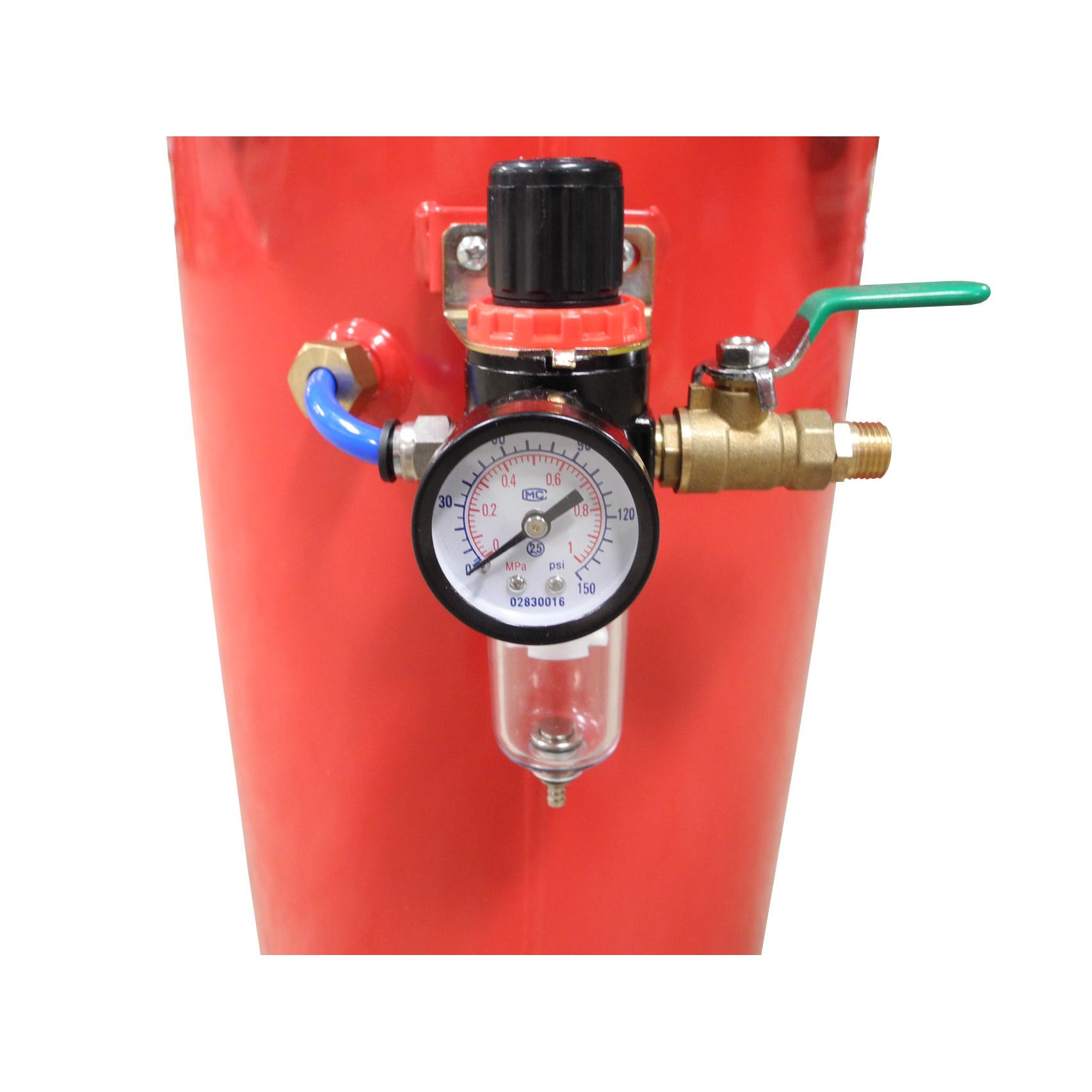 7 Gallon Rolling Pressurized Canister Soda Blaster | Redline Stands