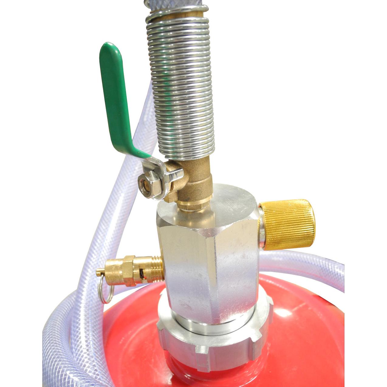 7 Gallon Rolling Pressurized Canister Soda Blaster | Redline Stands