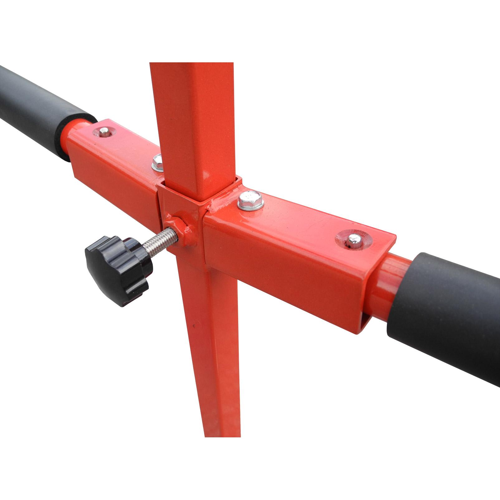 Double-Sided Mobile Bumper Storage Rack | Redline Bumper Rack