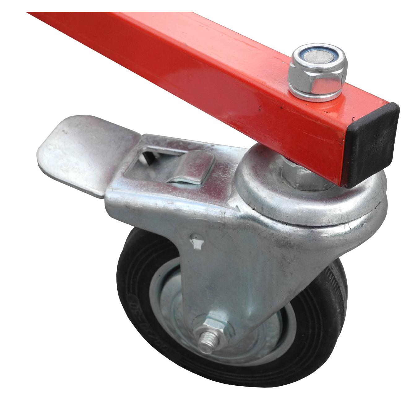 Double-Sided Mobile Bumper Storage Rack | Redline Bumper Rack