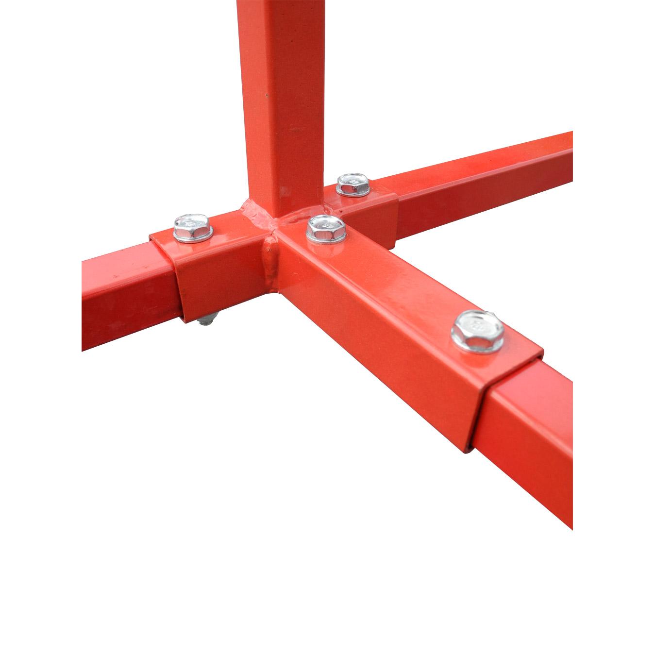 Double-Sided Mobile Bumper Storage Rack | Redline Bumper Rack