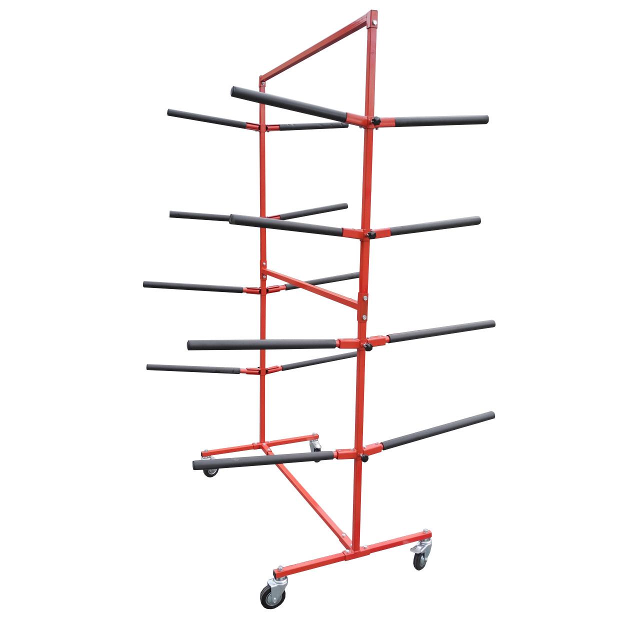 Double-Sided Mobile Bumper Storage Rack | Redline Bumper Rack