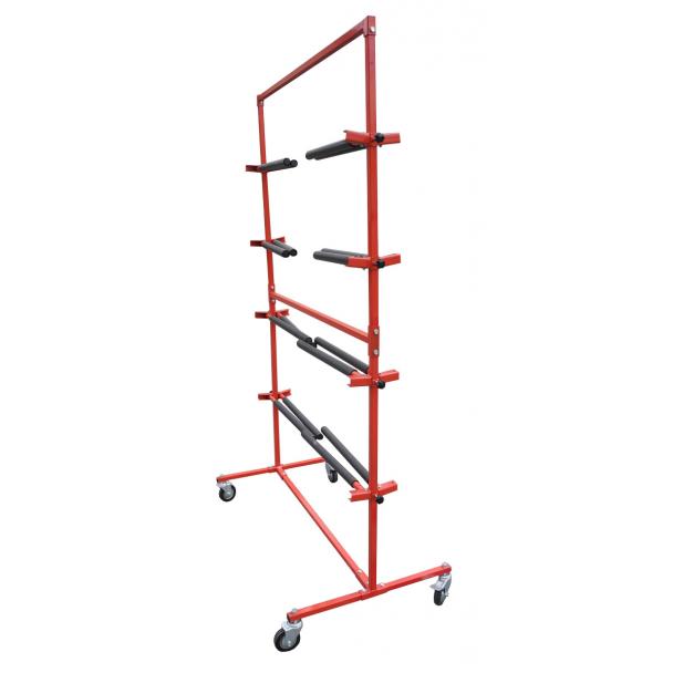 Double-Sided Mobile Bumper Storage Rack | Redline Bumper Rack
