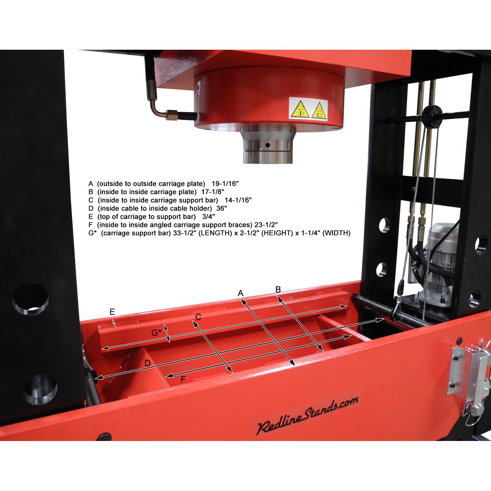 Redline 200 Ton Hydraulic Press | 200 Ton Press for Sale