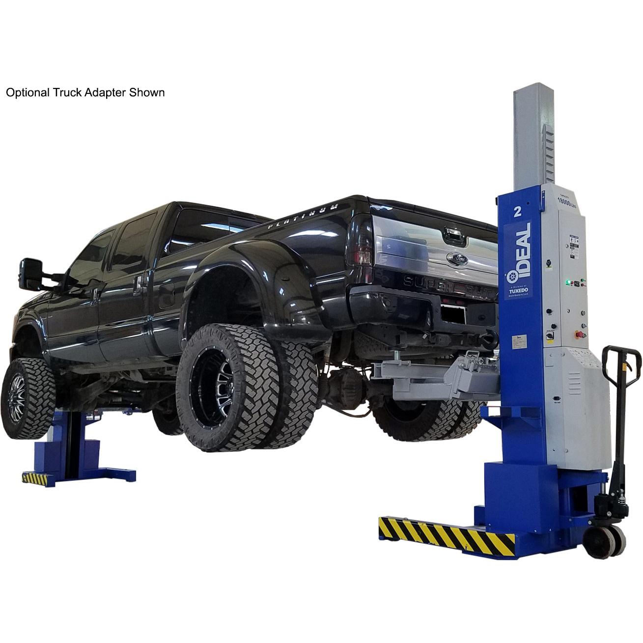 Fire Truck and School Bus Lift | iDEAL 18K-X Mobile 4 Column Pair Lift ...