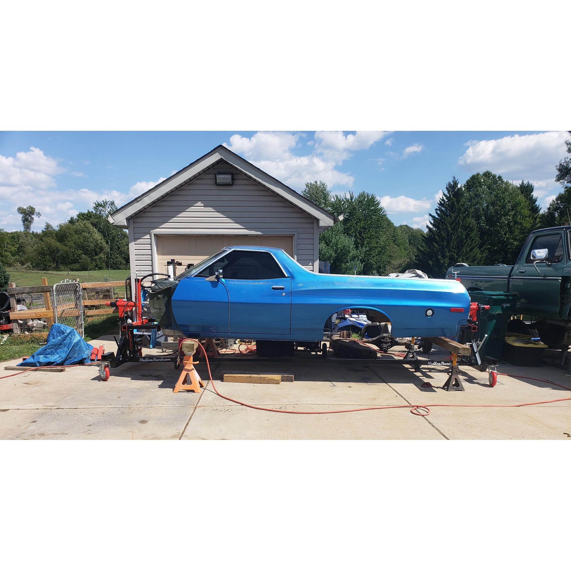 Redline Automotive Auto Restoration Rotisserie | Redline Stands