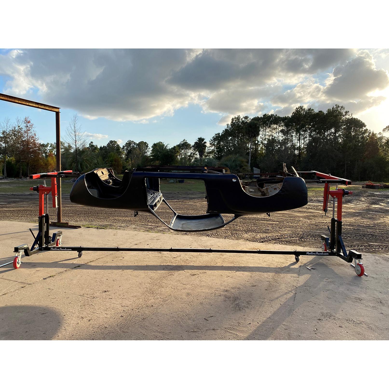 Redline Automotive Auto Restoration Rotisserie | Redline Stands