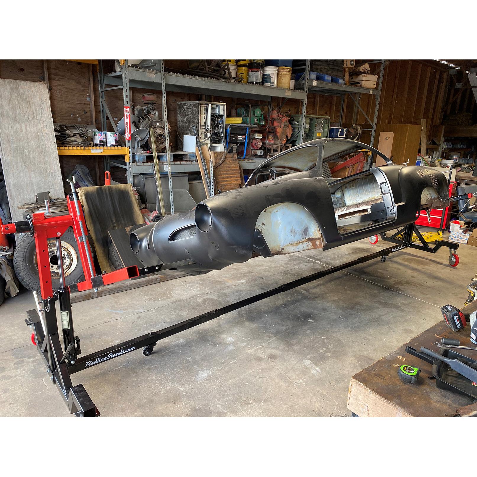 Redline Automotive Auto Restoration Rotisserie | Redline Stands