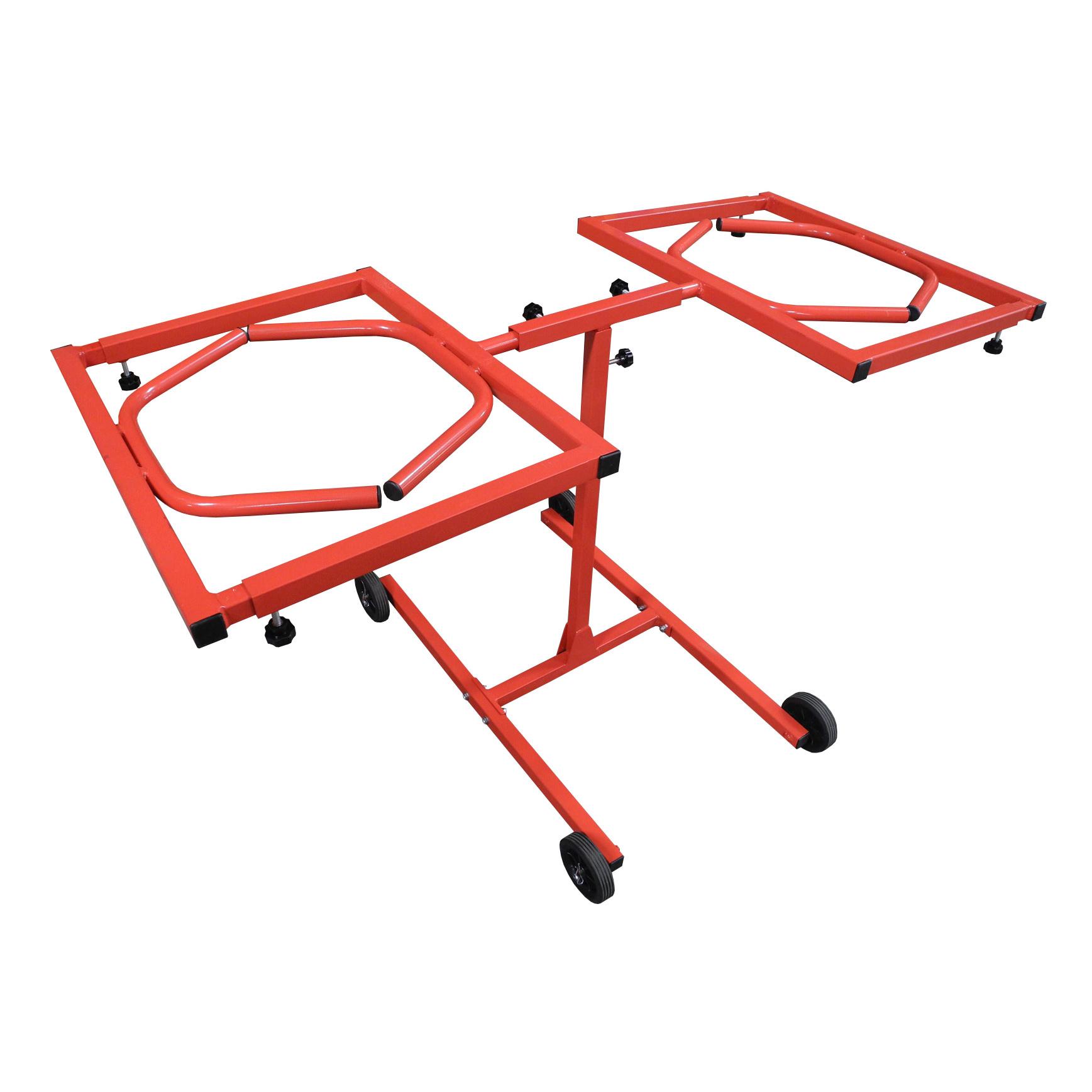 Redline Mobile Dual Wheel Rim Rotating Paint Stand | Redline Stands