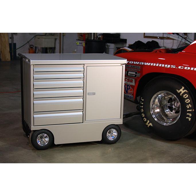 Arrow Components 42" Aluminum Shop Toolbox Pit Box | Redline Stands