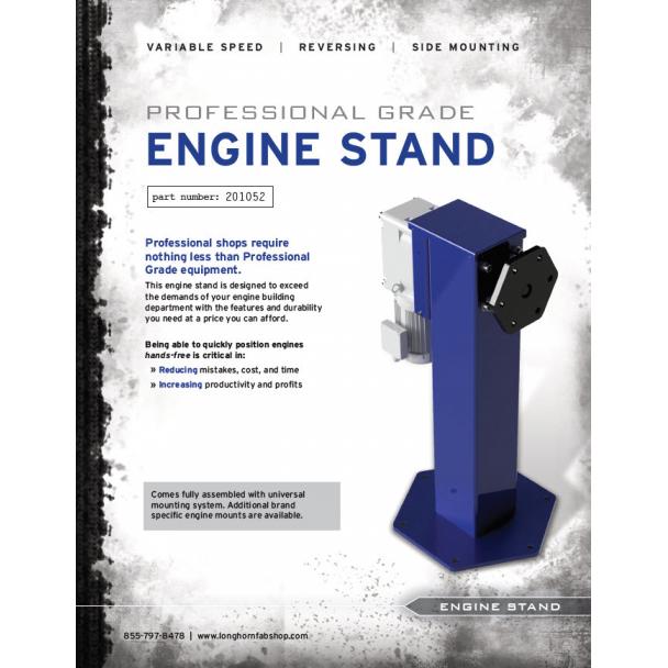 Longhorn Fab Heavy-Duty Diesel Engine Stand - Redline Stands