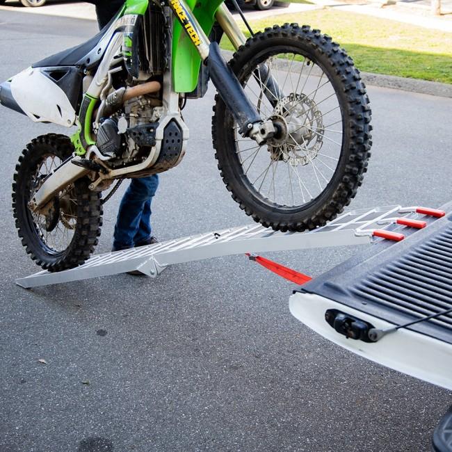 Pit Posse 7 Ft. Motorcycle Folding Ramp | Redline Stands