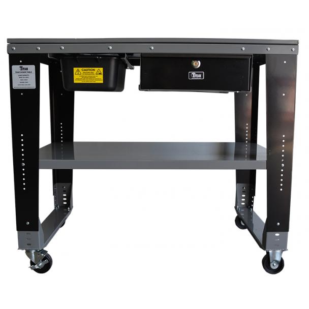 Titan DT-800 Transmission teardown table with drain | Redline Stands