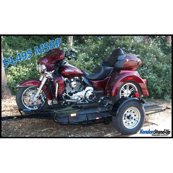 Kendon Trike / Spyder Ride-up Foldable Motorcycle Trailer | Stand-up