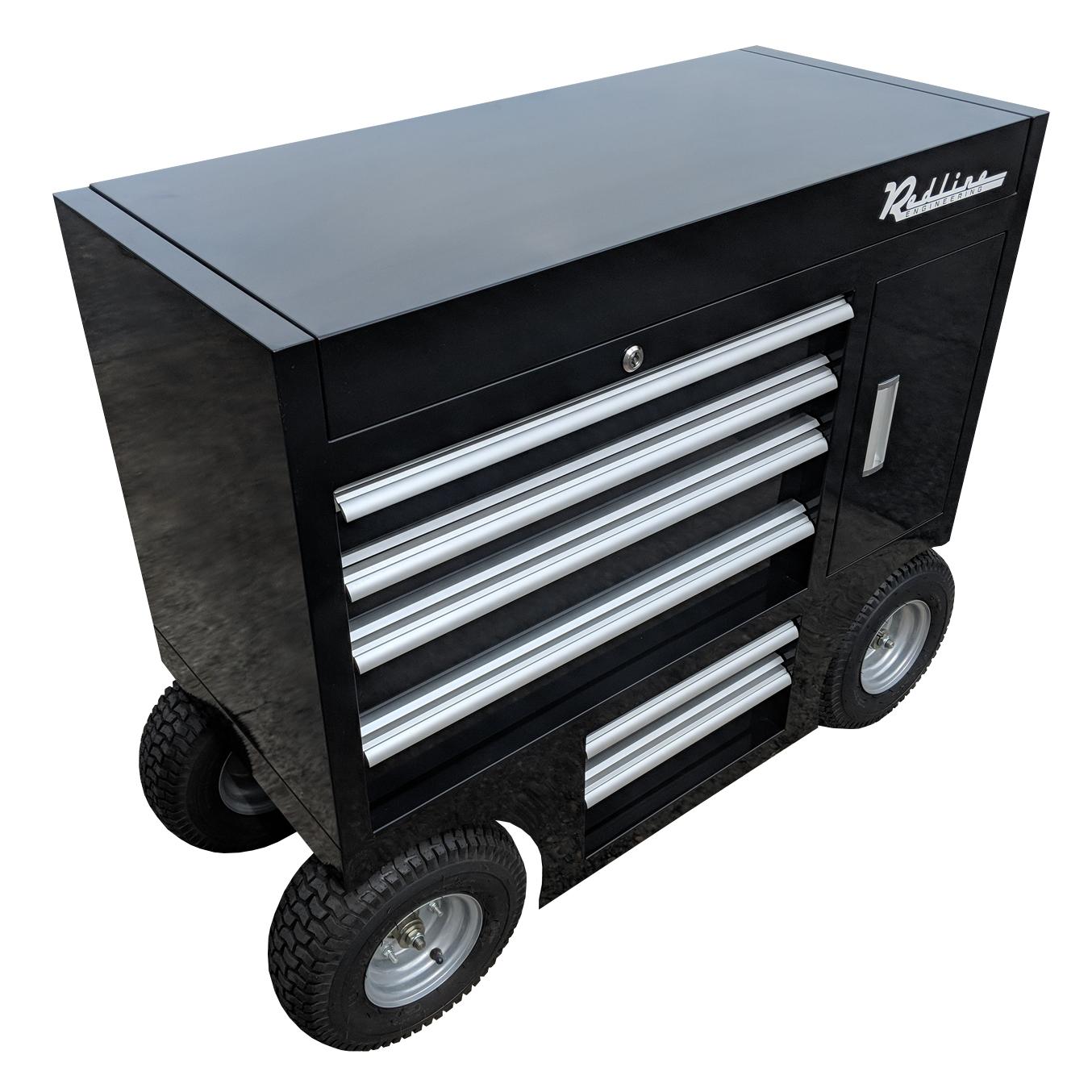42" Redline Toolbox Pit Cart | Redline Stands
