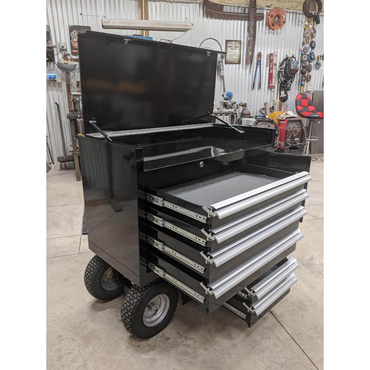 42" Redline Toolbox Pit Cart | Redline Stands