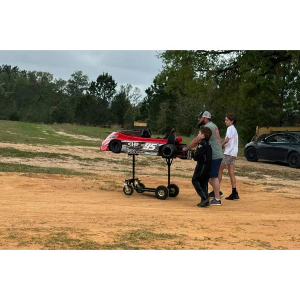 Redline Mobile Folding Go Kart Stand | Redline Stands