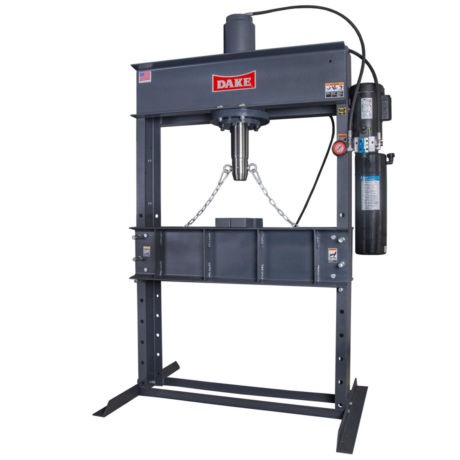 [DISCONTINUED] Dake Force USA Made 50DA 50 Ton Hydraulic Electric Shop ...