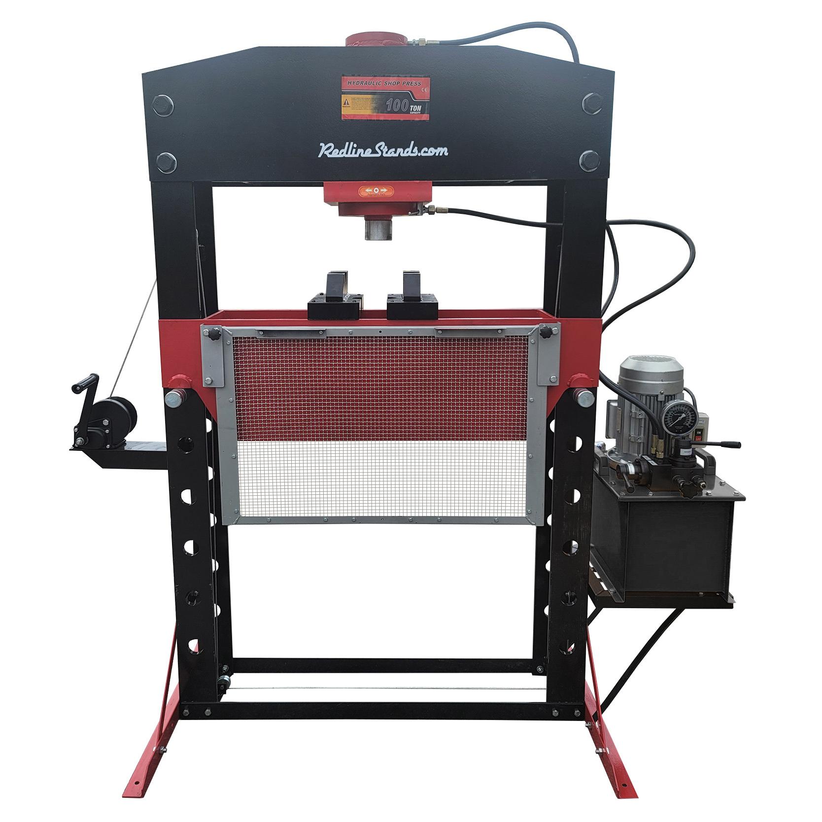 Redline 100 Ton Press | Redline 100 Ton Shop Press